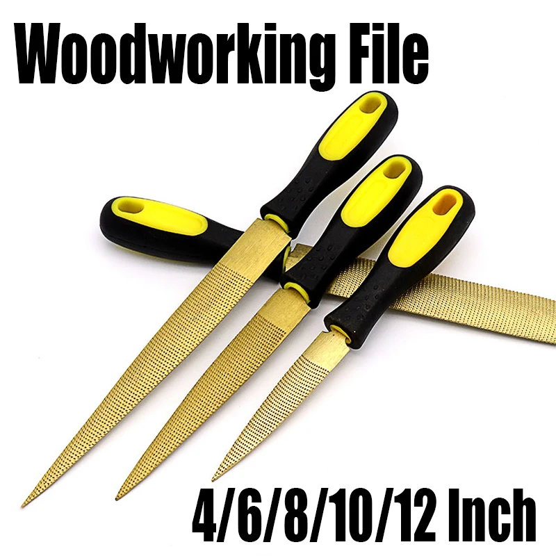 1PCS-Woodworking-File-4-6-8-10-12-Inch-Fine-toothed-Burrs-File-Wood ...