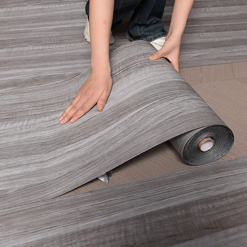 40CM-Roll-Material-Wood-Grain-Self-adhesive-Wall-Sticker-Floor-Sticker ...