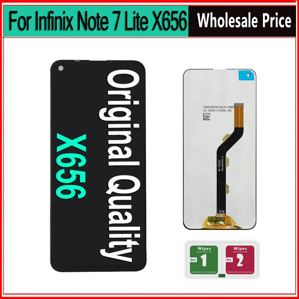Original Display For Infinix Note 7 lite Screen Replacement For Infinix ...