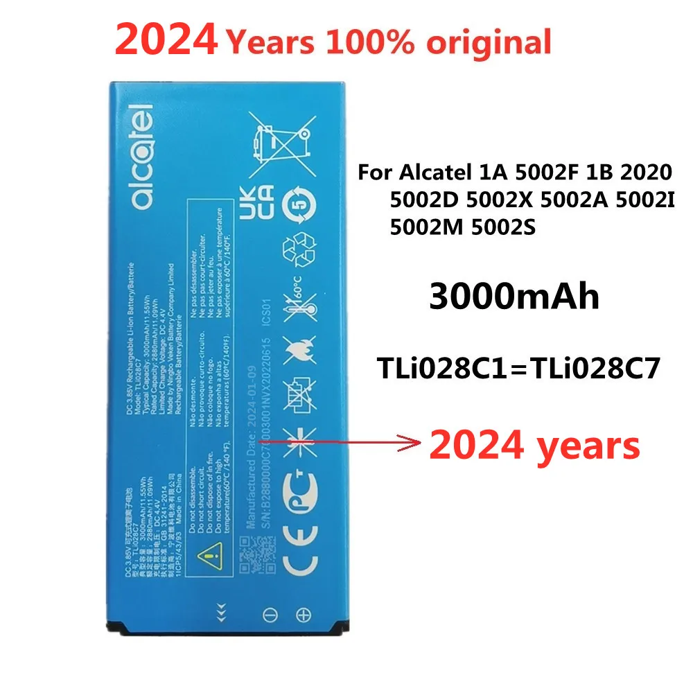 2024-Years-TLi028C1-TLi028C7-Original-Battery-For-Alcatel-1A-5002F-1B ...