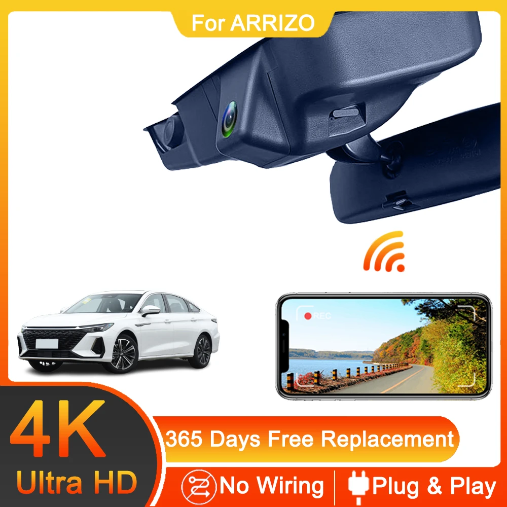 For Arrizo Always U5 Chery Jetour Front and Rear 4K Dash Cam for Car ...