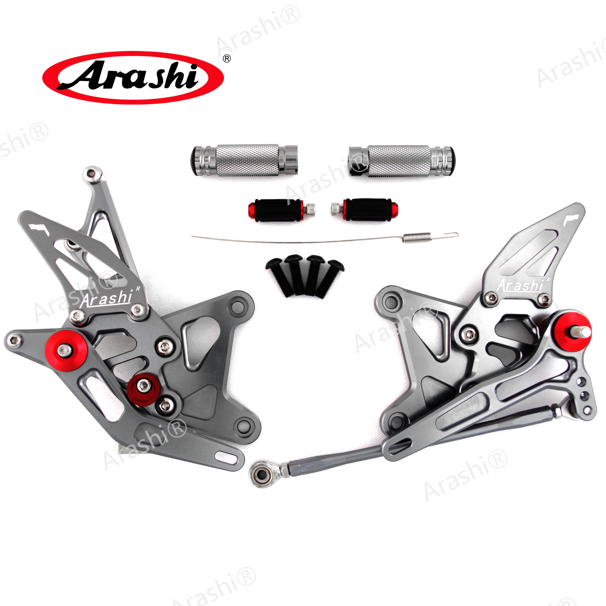 For-KAWASAKI-ZX6R-ZX636-2005-2006-Motorcycle-CNC-Adjustable-Rearsets ...