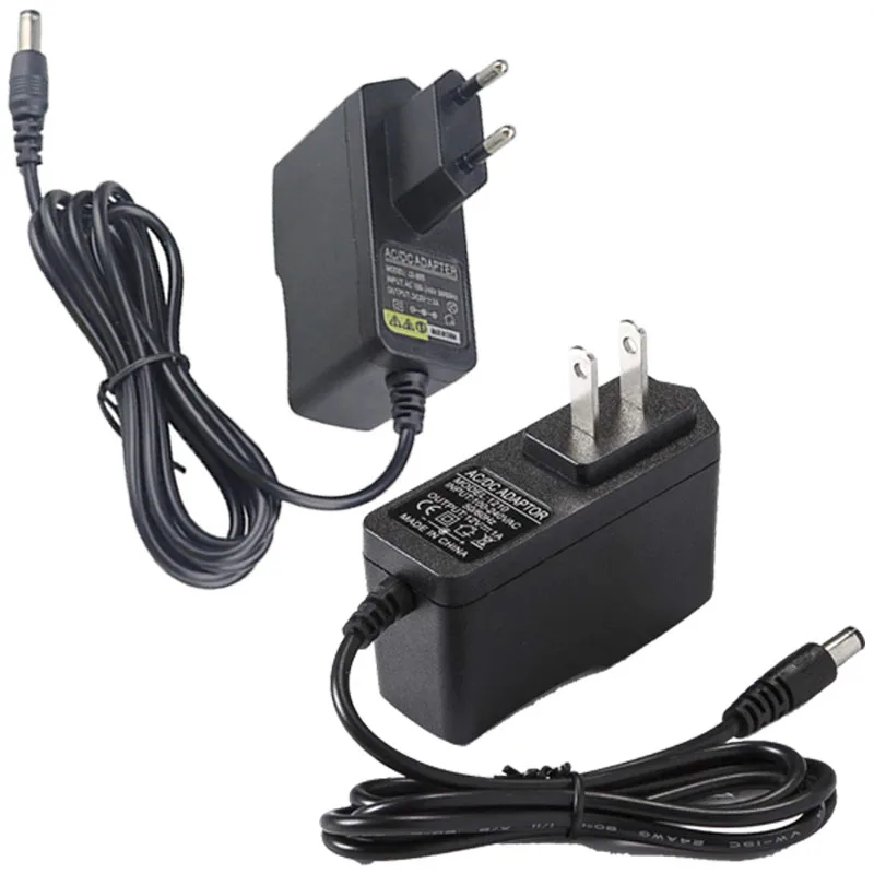 American-Euro-LED-Strip-Power-Adapter-AC-para-Carregador-DC-100-240V-3V ...