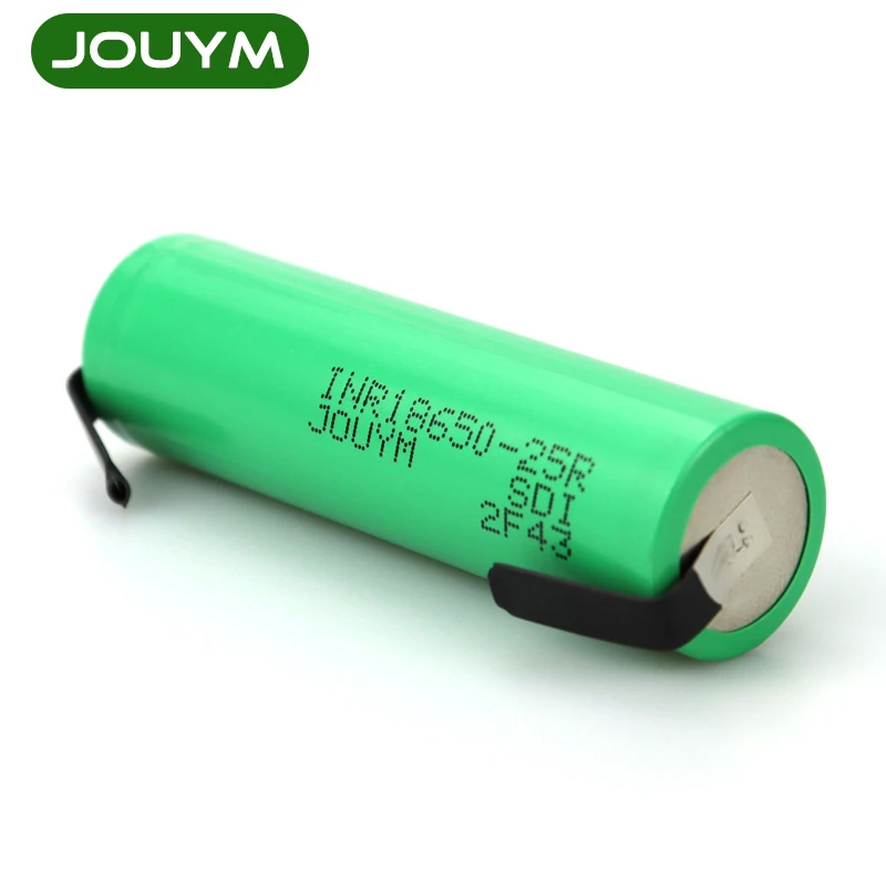 INR18650 배터리 18650 고전류 리튬 충전식 고방전 20A, 스크루 드라이버용 용접 니켈, 25R, 3.7V|교체배터리 ...