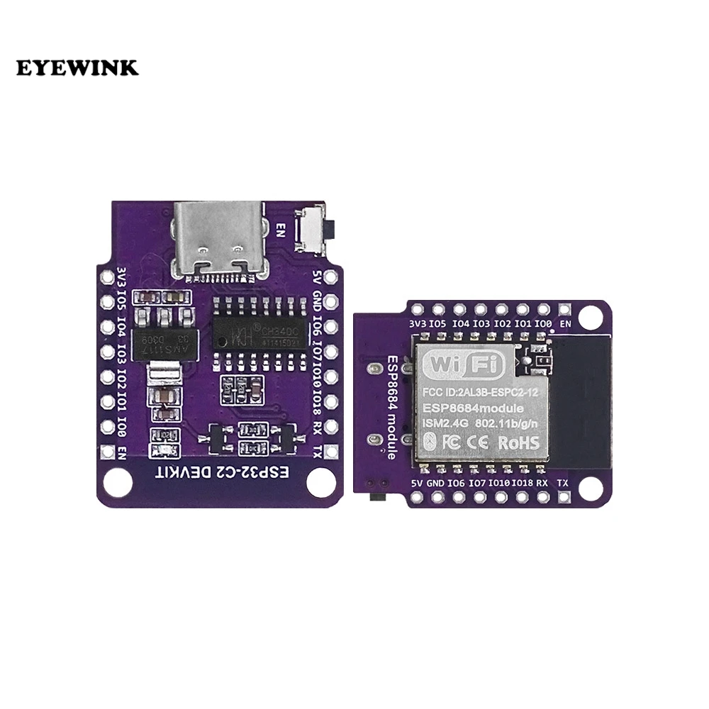 Mini Esp32 C2 Development Board Onboard Espc2 12 Module Module Replacement For Esp8266 Esp 12e F