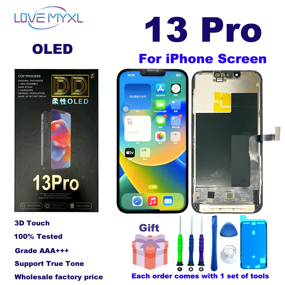 Grade-AAA-Super-AMOLED-Screen-For-iPhone-13-Pro-Max-14-Pro-15-LCD ...
