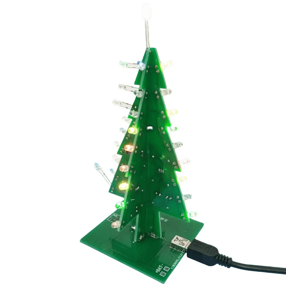Three-Dimensional-Handmade-Christmas-Tree-Decor-Kits-3-Colors-Flashing ...