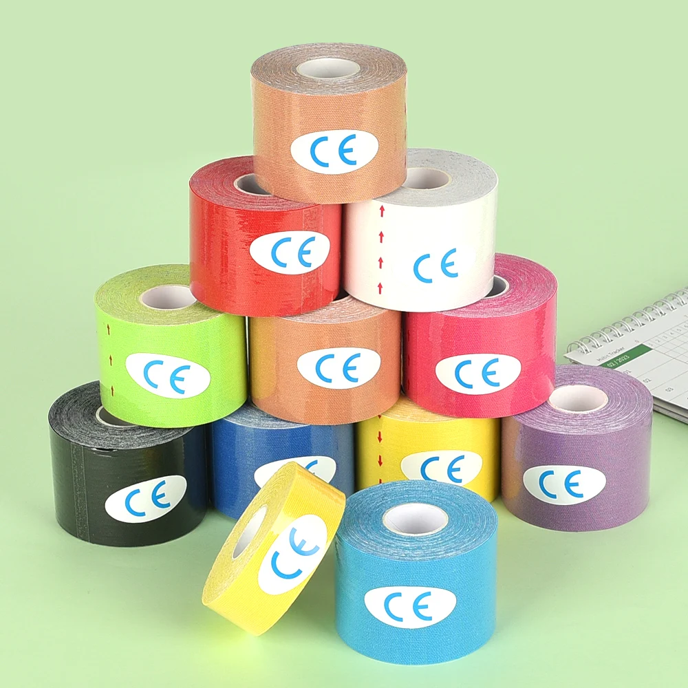 Kinesiology-Tape-Muscle-Bandage-Sports-Cotton-Elastic-Adhesive-Strain ...