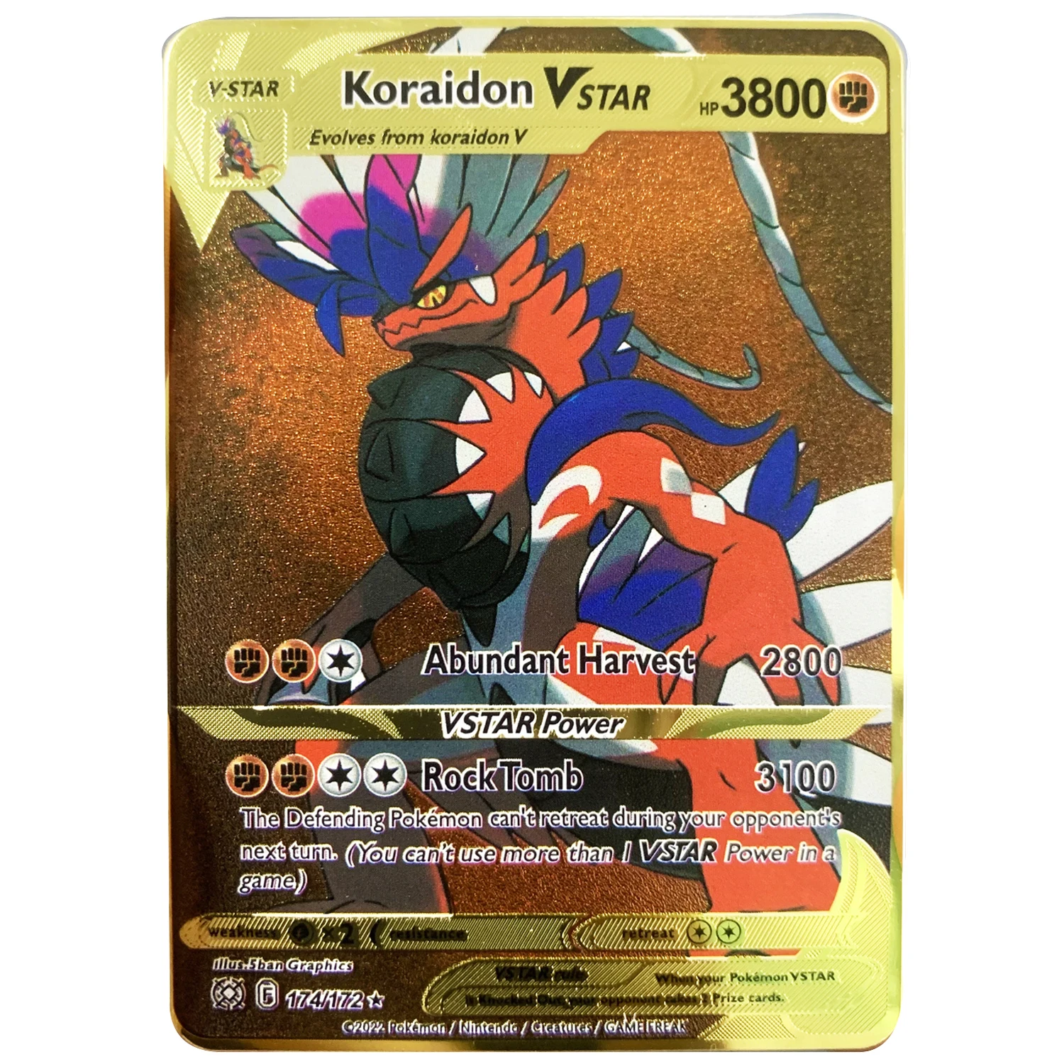 2024New Pokémon Cards Metal Letters English Iron Cards Mewtwo Pikachu ...
