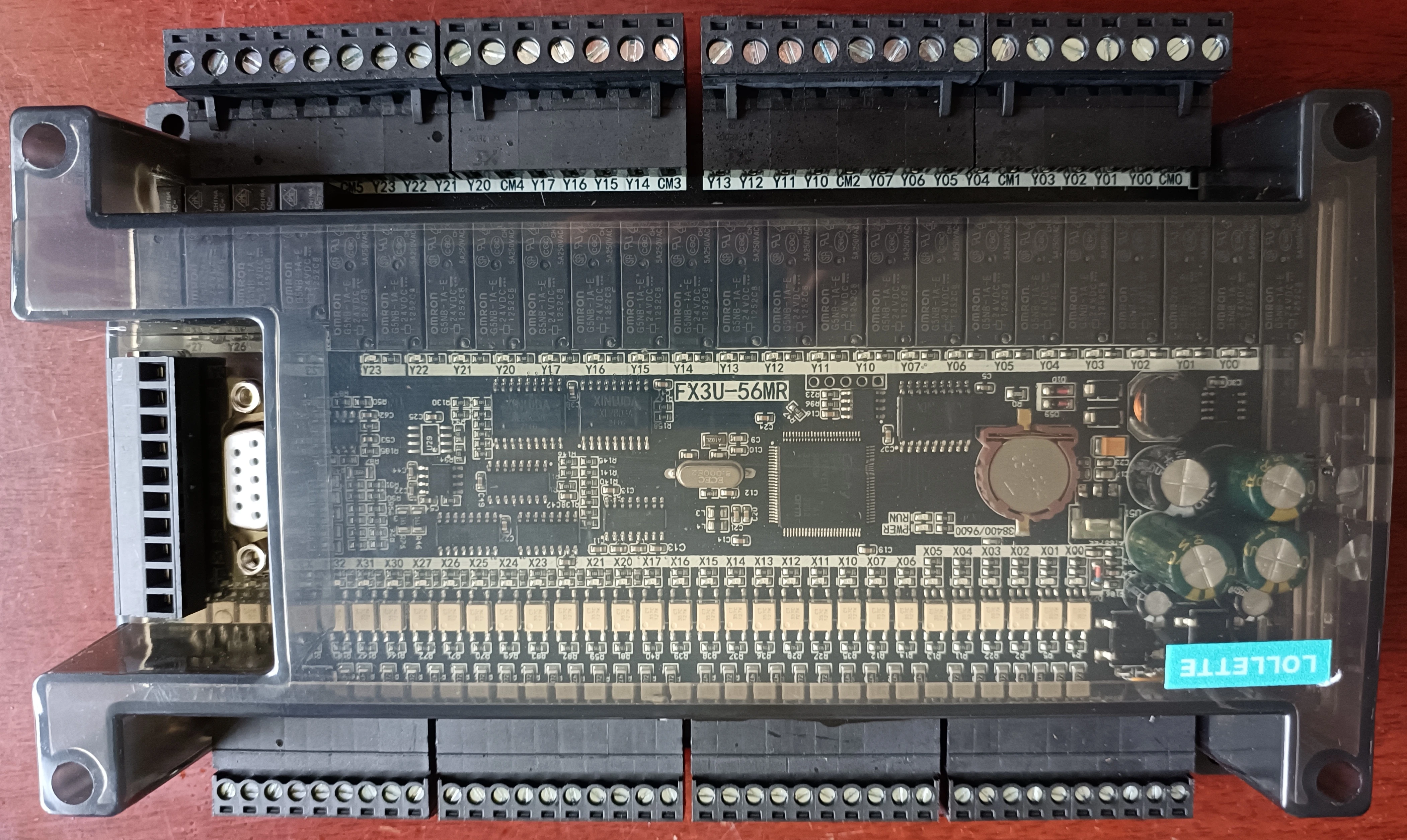 Le3u Fx3u 56mr 6ad 2da 32 Input 24 Relay Output 6 Analog Input 2 Analog Output Plc Controller ...