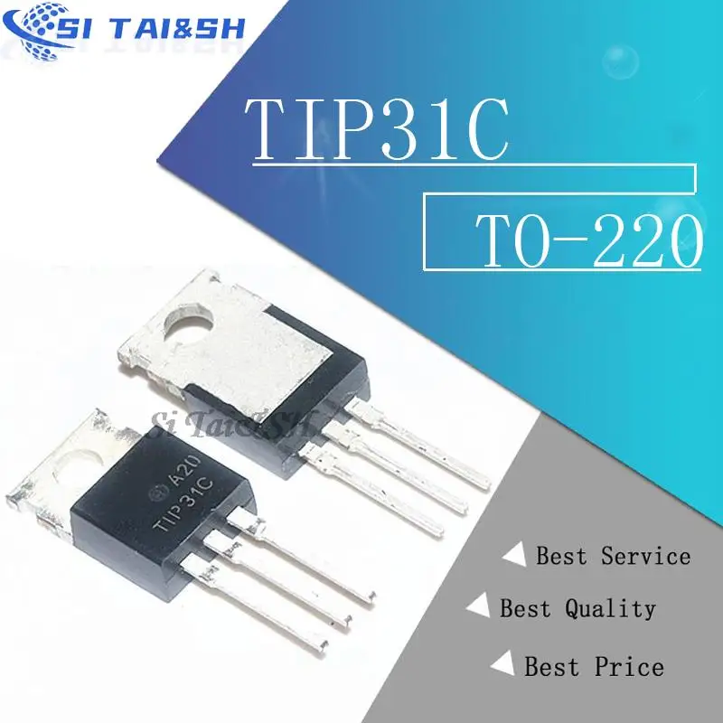 10pcs Tip31c Tip32c Tip41c Tip42c Lm317t Irf3205 Transistor To-220 ...