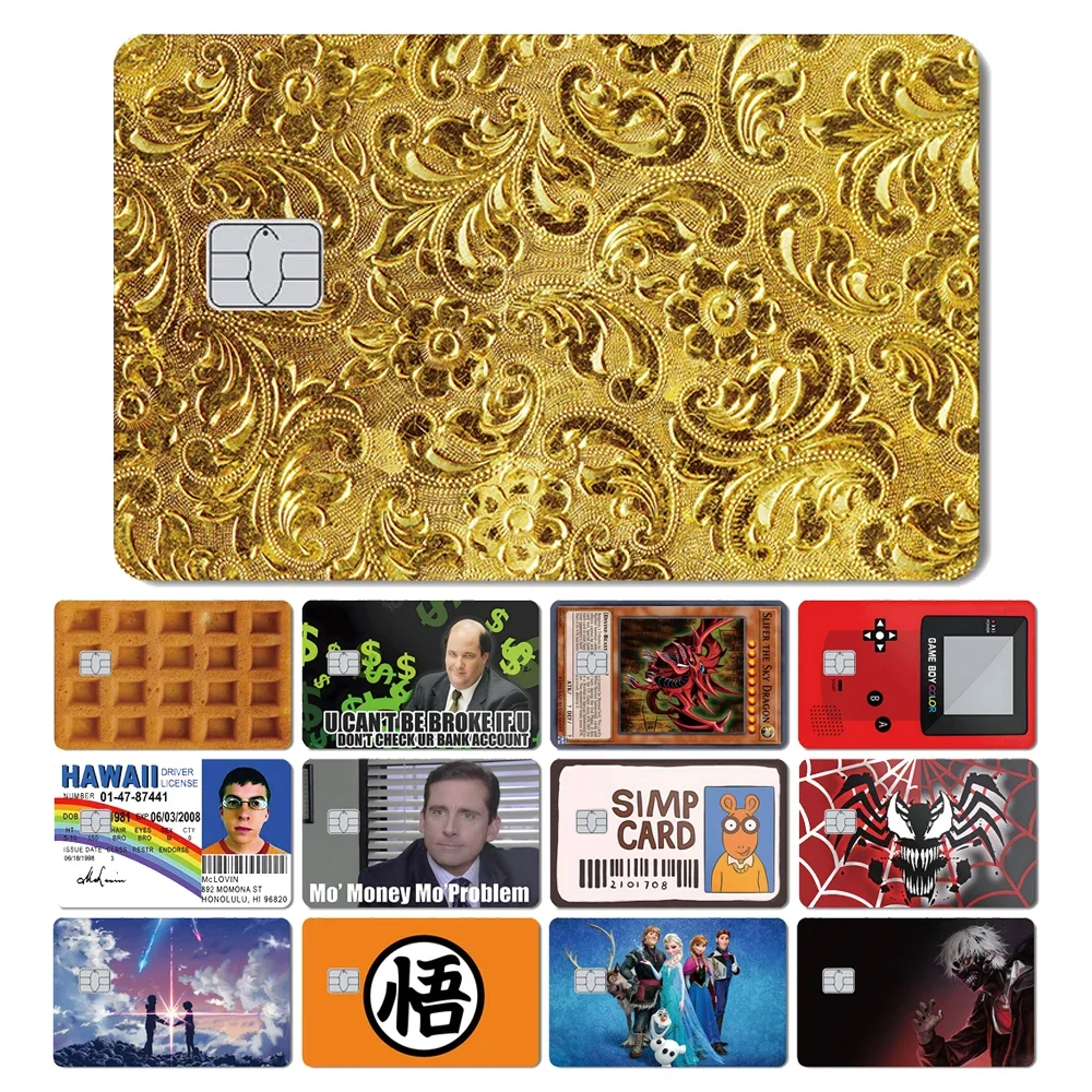 Anime-Yu-Gi-Oh-Charizard-Mclovin-Venum-Spiderman-Gold-Coin-Credit-Debit ...