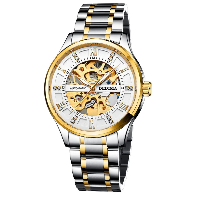 Authentic Dedima Mechanical Watch Men's Fashion Business Waterproof ...