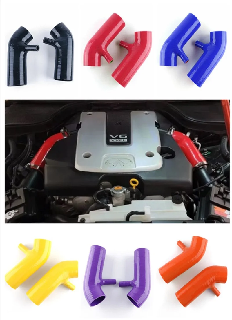 Silicone MAF Air Intake Hose Fit Infiniti G35 350Z VQ35HR G37 370Z EX35 ...