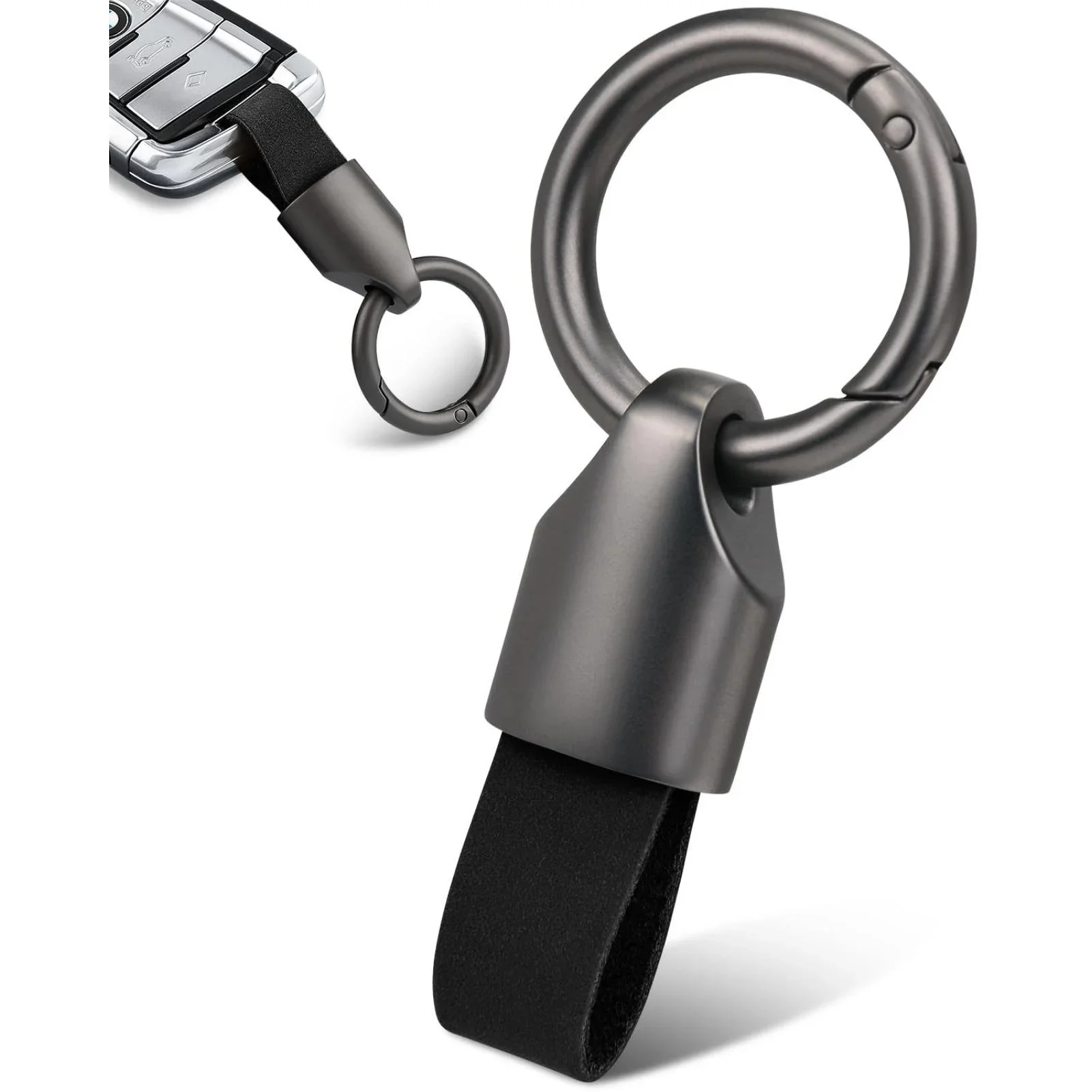 Car-Key-Chain-Ring-Clip-Small-Key-Fob-Accessory-with-Keyrings-Zinc ...