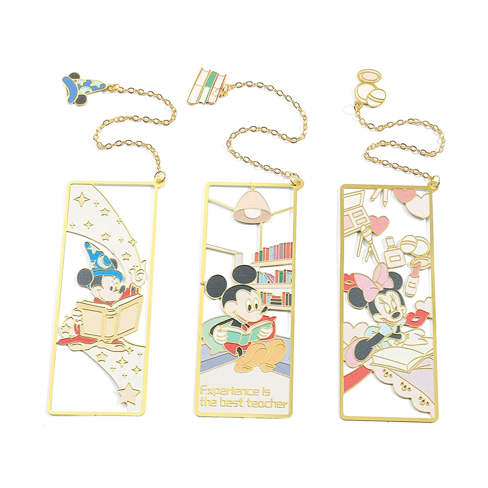 Disney-Mickey-and-Minnie-Cute-Cartoon-Bookmarks-Anime-Creative-Study ...