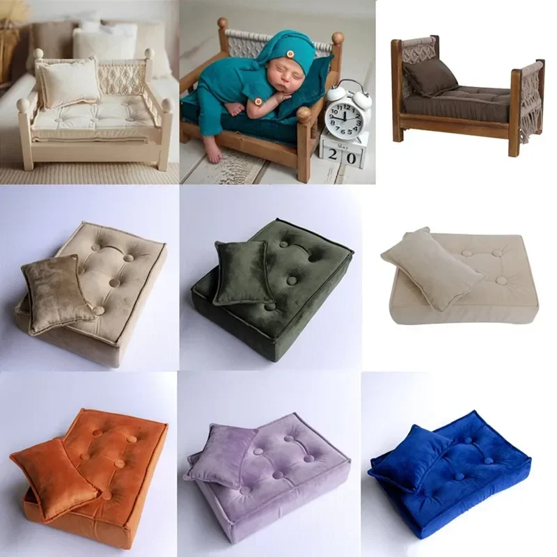 Baby-Pillow-Newborn-Photography-Props-Mini-Mattress-Posing-Bedding ...