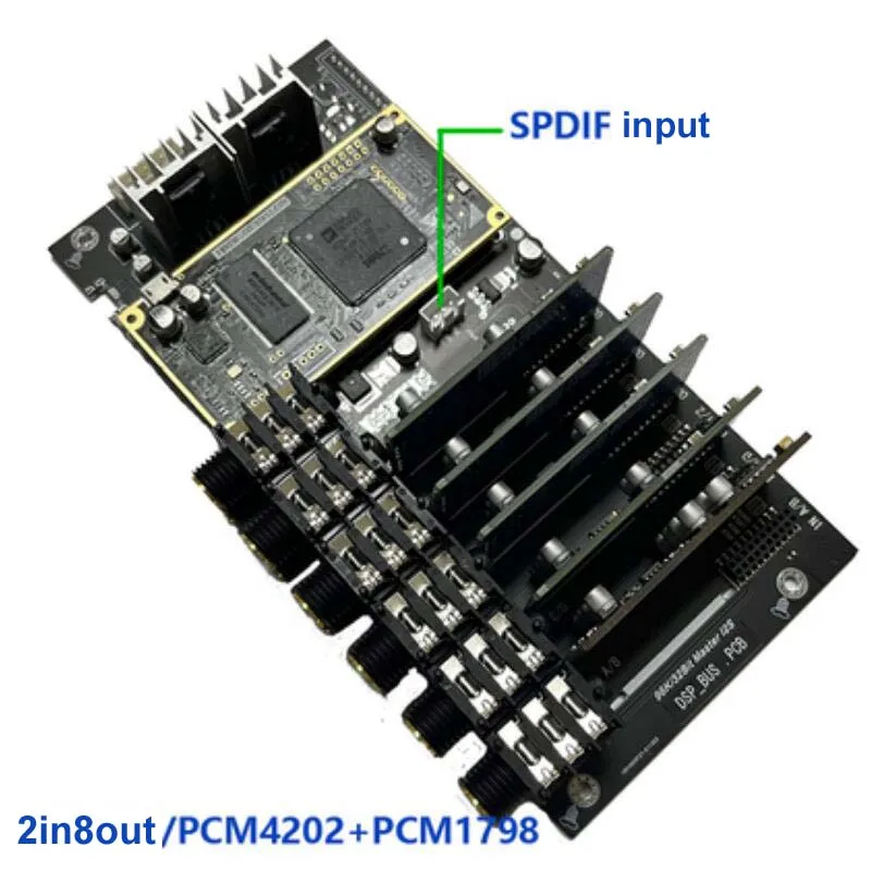 Lusya Adsp21489 Development Board Adc Pcm1804 Input Moudle+dac Pcm1798 ...