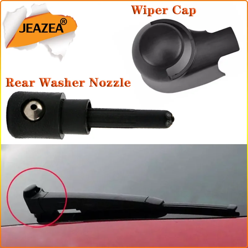 JEAZEA 3B9955985A 5ND955435 Car Rear Windscreen Wiper Washer Jet Nozzle ...
