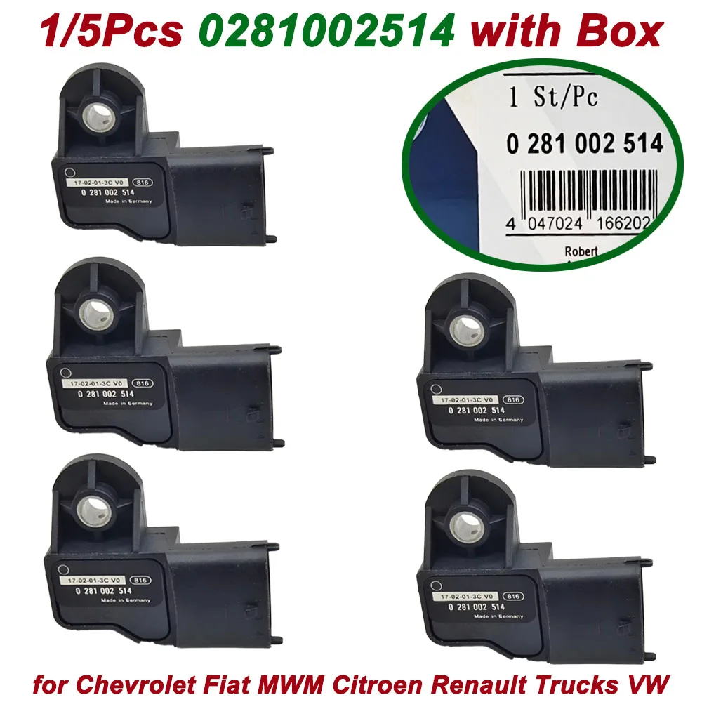 New-1-2-5pcs-Manifold-Absolute-Pressure-MAP-Sensor-0281002514 ...
