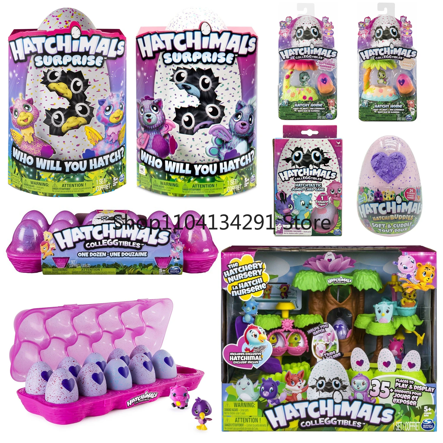 Original Hatchimals CollEGGtibles Egg Mini Hatchimals Surprise Hatching ...
