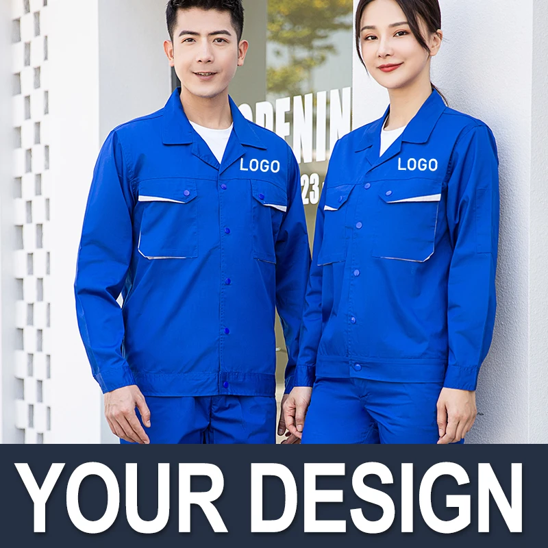 Custom-Logo-Working-Clothes-Men-Worker-Uniforms-Car-Repairmen-Workshop ...