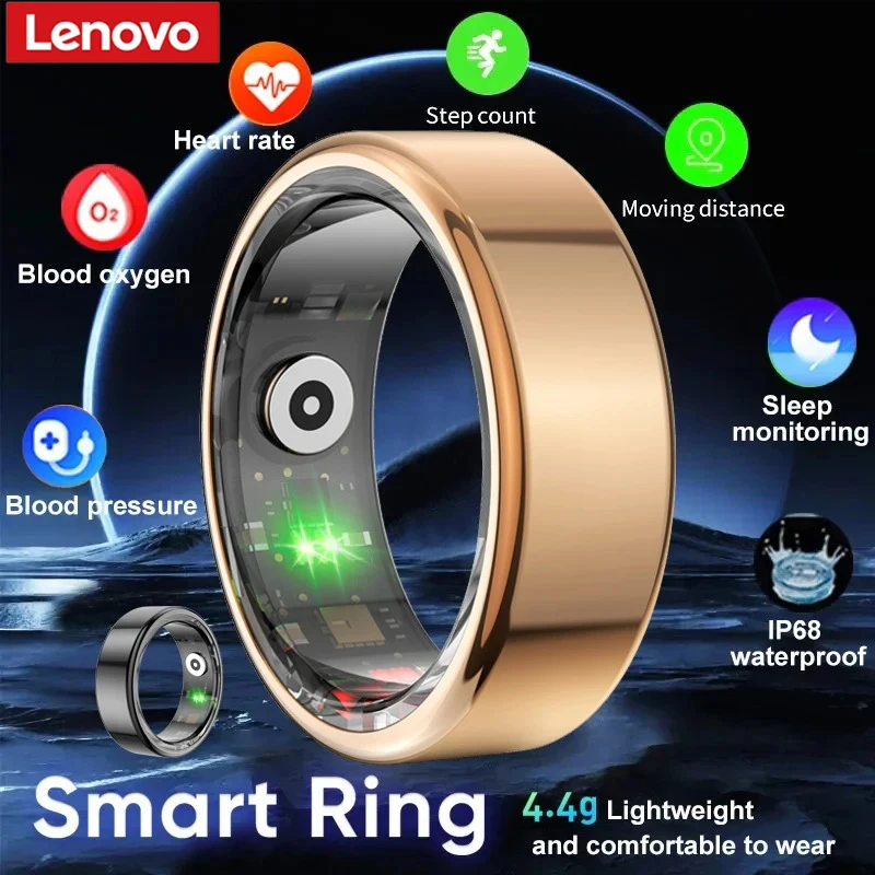 Lenovo-Smart-Ring-2024-Smartring-R02-Health-Monitoring-IP68-Waterproof ...