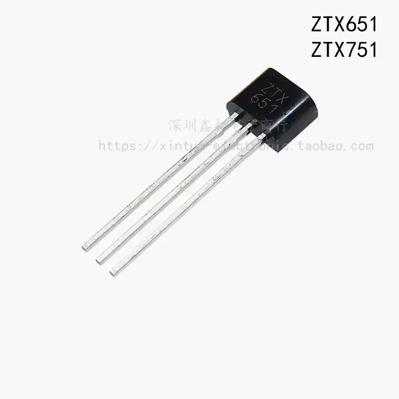 6pair/lot ZETEX ZTX651 ZTX751 Brand New Original Triode ZTX 651 751 TO ...