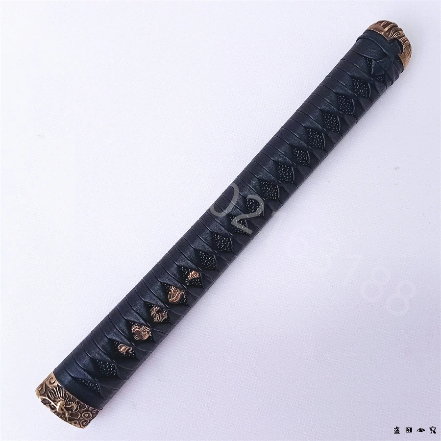 High Quality Handle Tsuka Hilt Brass Fuchi Kashira Menuki Leater Ito ...