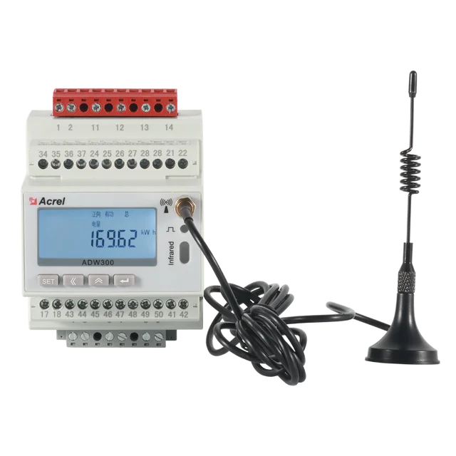 Acrel 4G Wifi Lorawan Iot Vezeték Nélküli Intelligens Háromfázisú Energiamérő Rs485 Modbus-Rtu ...