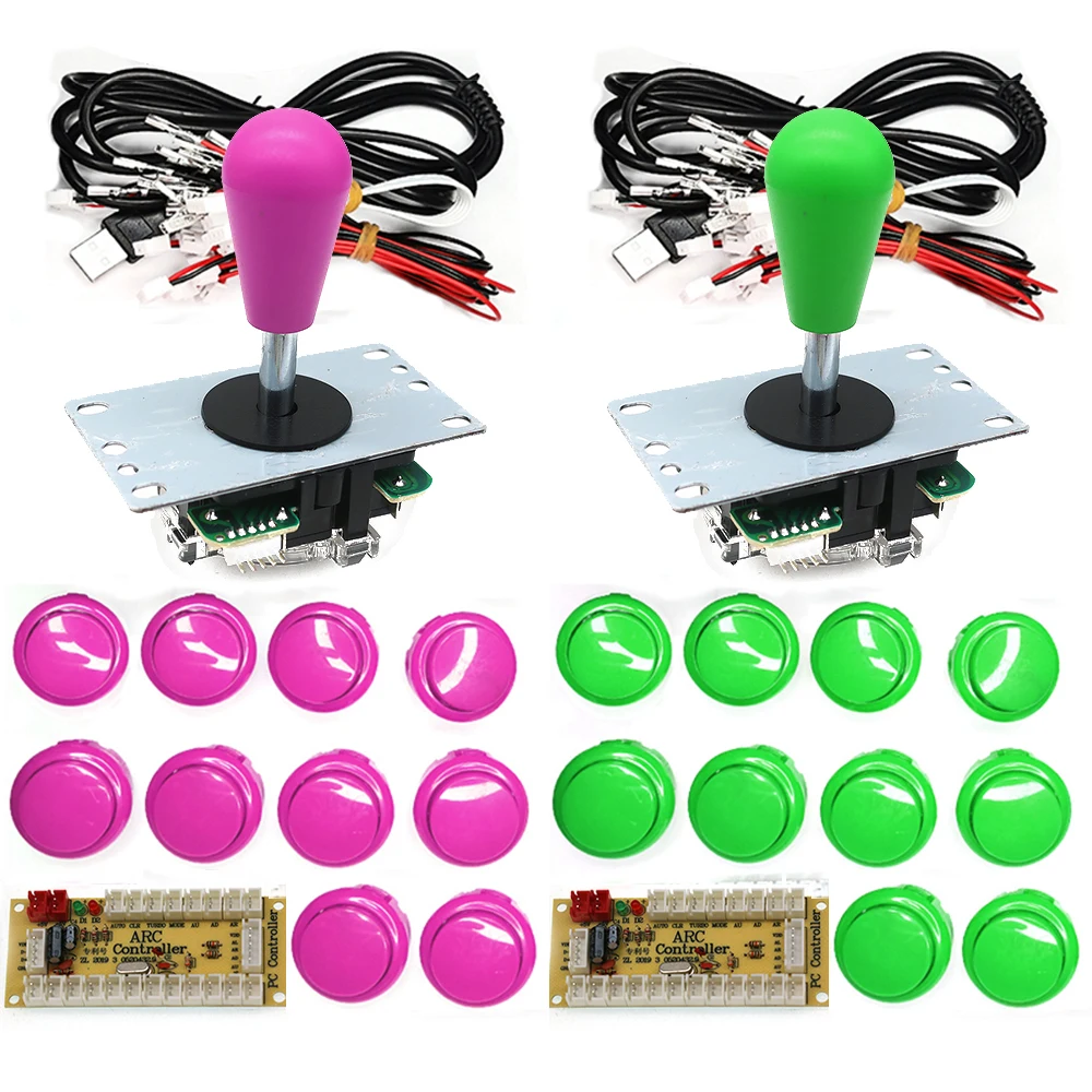 Games Joystick Controller Kit With Zero Delay USB Encoder Board Adapter ...