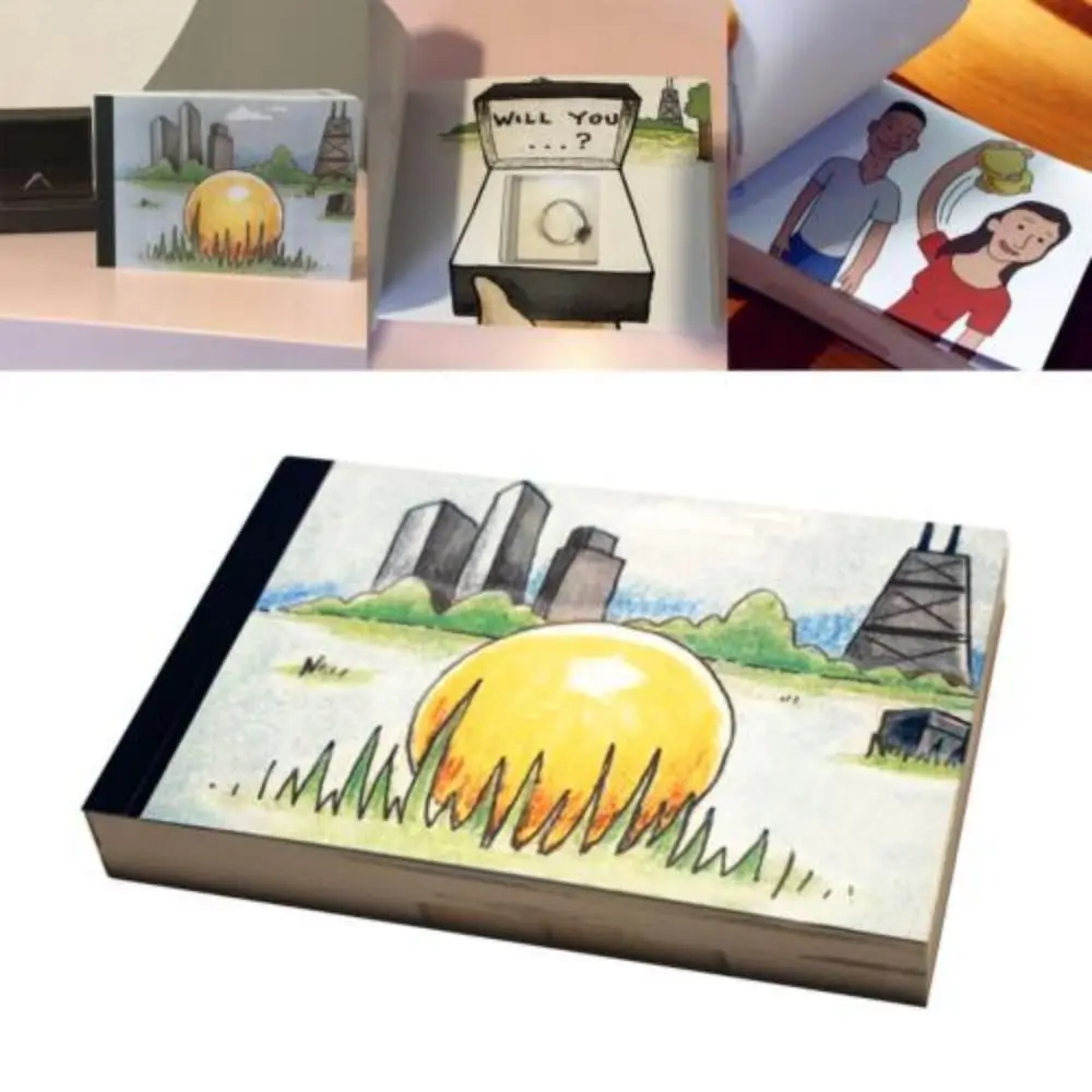 Creative-Paper-Hide-Ring-Flipbook-Cartoon-Valentine-s-Surprise-Hand ...
