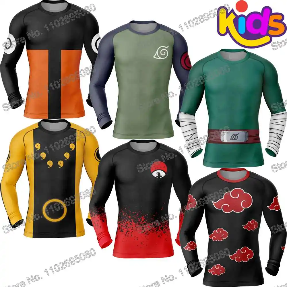 Kids-Cartoon-Diving-T-Shirt-Tight-Long-Sleeve-Boys-Popular-Anime-Rash ...