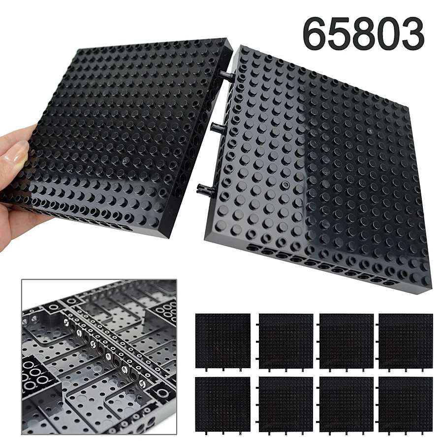 2-9Pcs-65803-Technical-Brick-4-3-16x16-Baseplate-Building-Block-MOC ...
