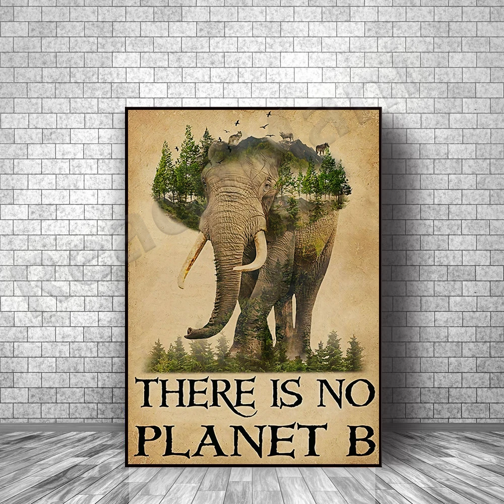 Vintage Elephant Poster