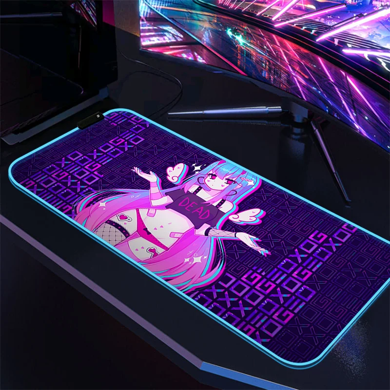 Alfombrilla-de-teclado-con-retroiluminaci-n-para-Gamer-alfombrilla-de ...