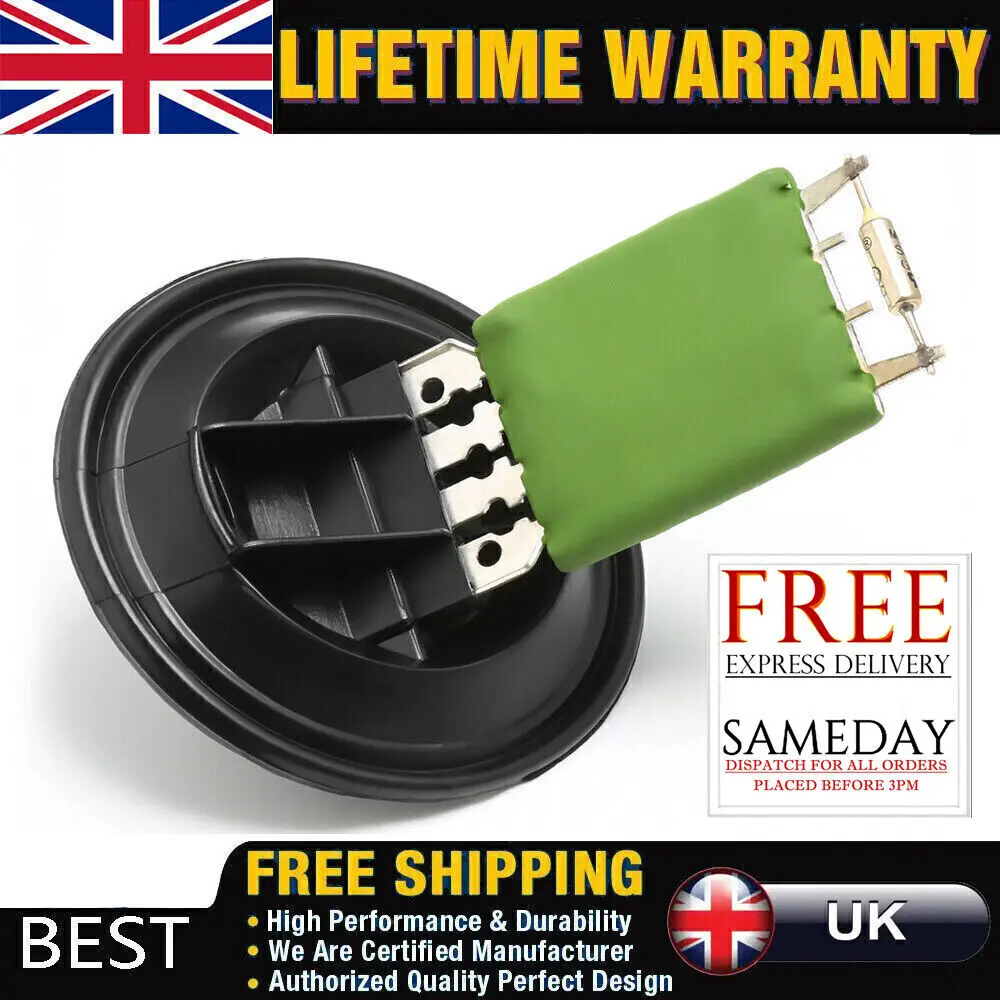 Heater Blower Fan Resistor For Audi A1 A2 VW Polo Seat Ibiza Skoda UK ...