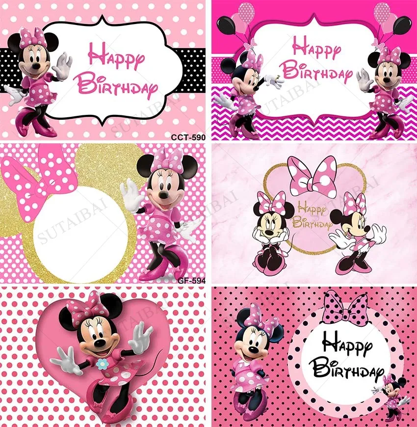 Baby Minnie Mouse 1st Birthday Wallpaper