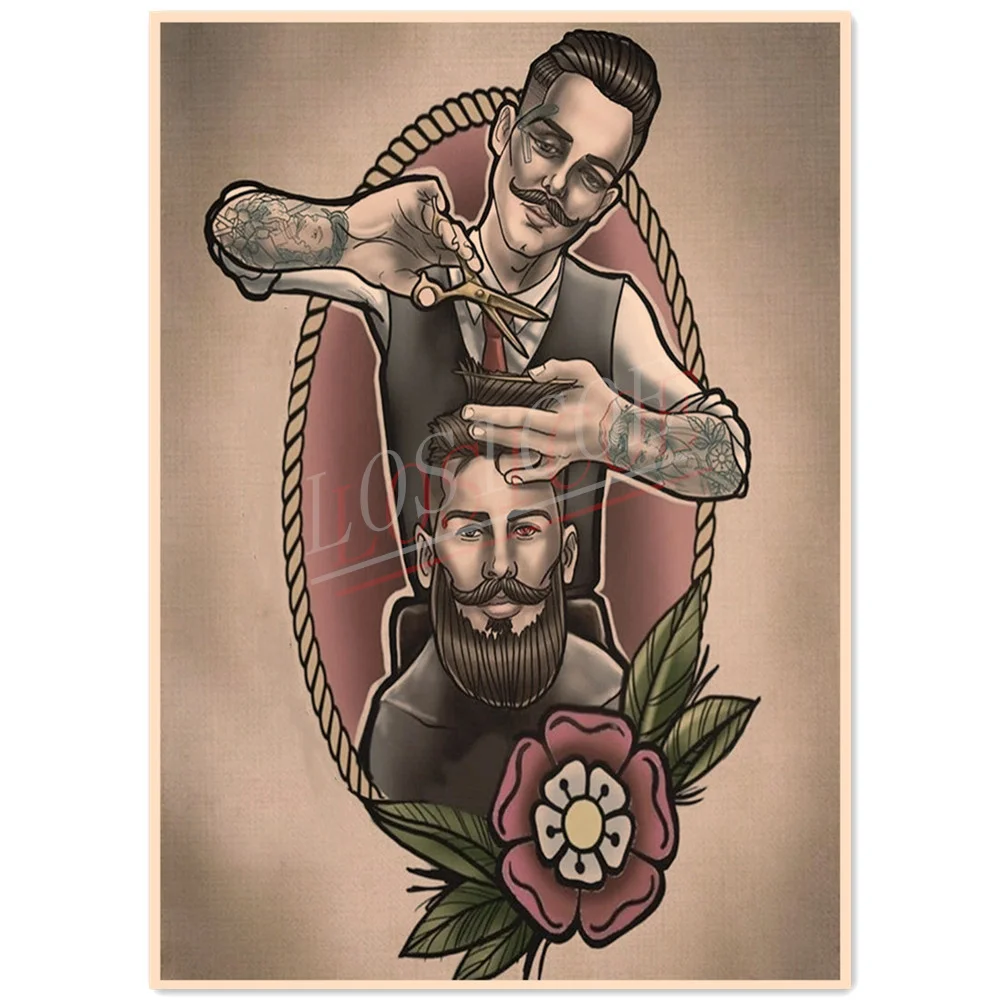 Traditional Barber Tattoo