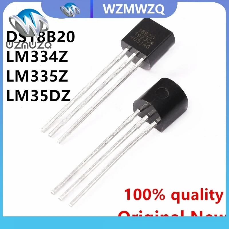 5pcs DS18B20 18B20 18S20 TO-92 IC CHIP Thermometer Temperature Sensor ...
