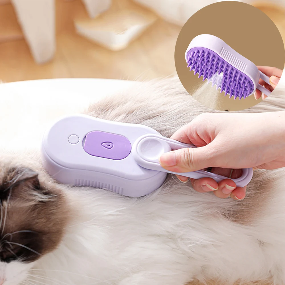 Newest Cat Dog Spray Comb Pet Grooming Accessories Multi Functional ...