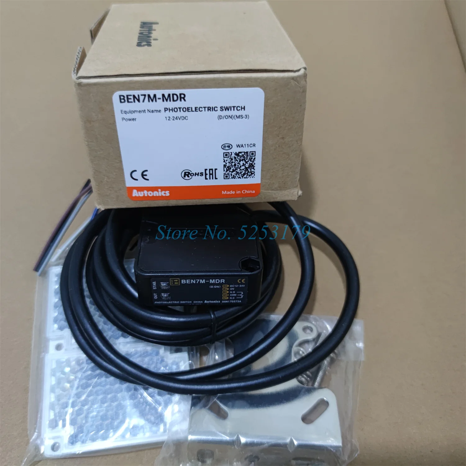 New Original Autonics Photoelectric Switch Sensor BEN7M-MDR