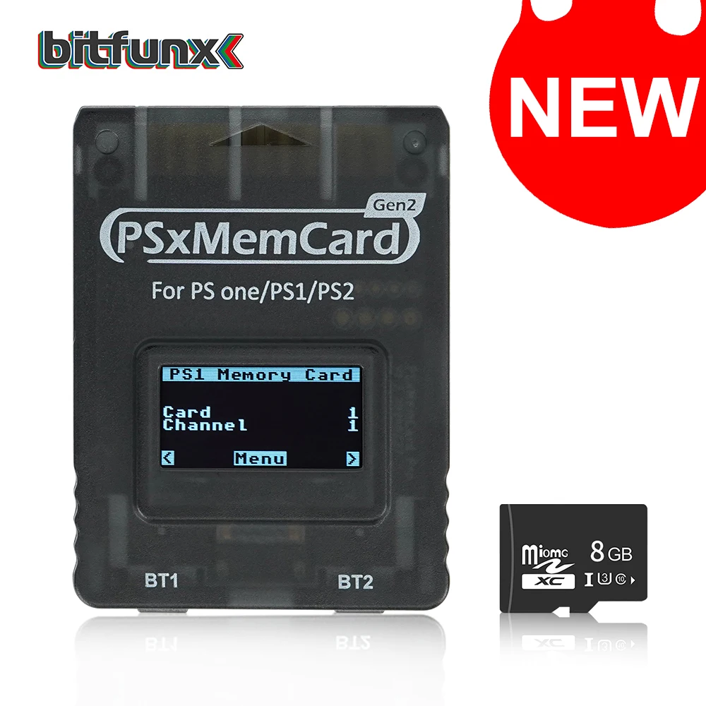 Bitfunx-PSxMemCard-Gen2-Memory-Card-to-Store-Saves-for-PS1-and-PS2 ...