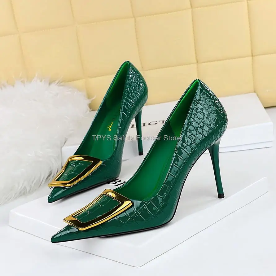Women's Luxury High Heel Shoes | Transparent Heels Rhinestones - Luxury ...