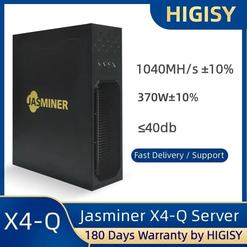 Jasminer X4 Q Server, 3U, 1040MH, 370W, 40db, ETH Miner com PSU, nova ...