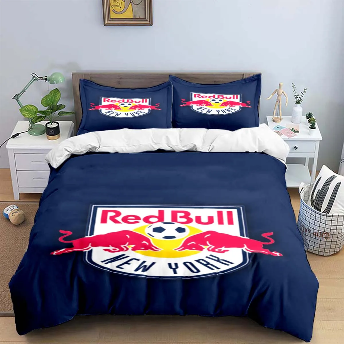 3D-Red-B-BULL-Logo-Print-Bedding-Sets-Exquisite-Bed-Supplies-Set-Duvet ...