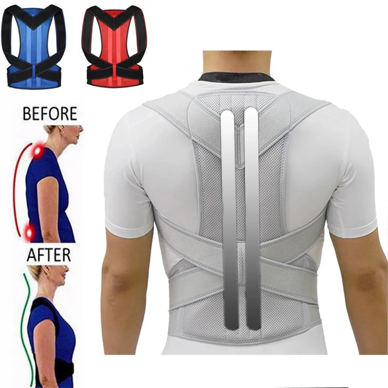 Adjustable Scoliosis Posture Corrector Corset Back Brace Lumbar Support ...