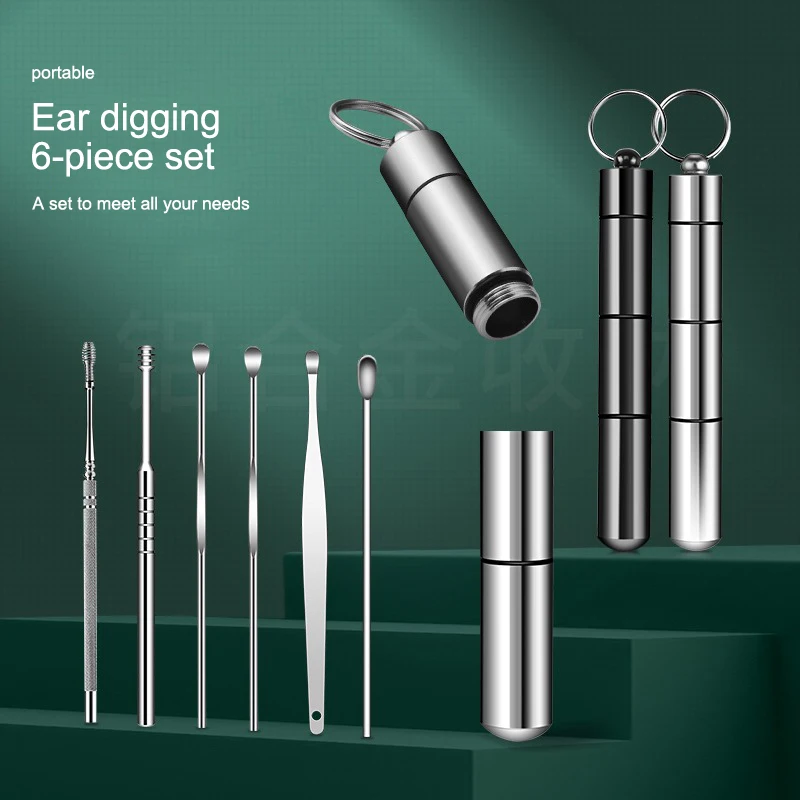 Ear-pick-tool-set-spiral-stainless-steel-ear-picking-tool-high-end-ear ...