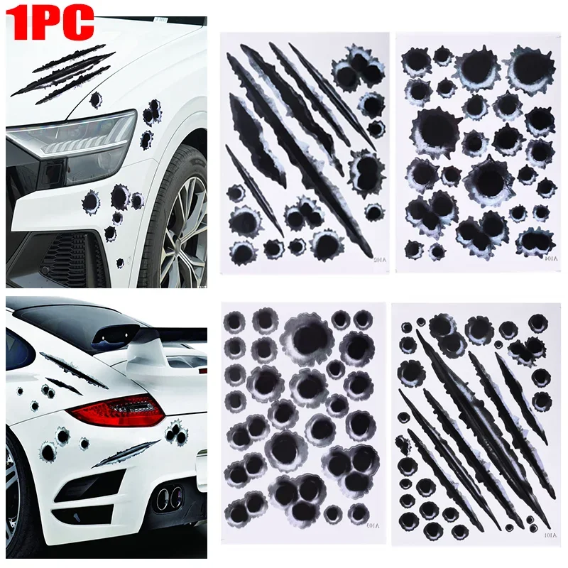 Modeling-3D-Simulation-Shell-Holes-Scratches-Car-Stickers-Fake-Holes ...