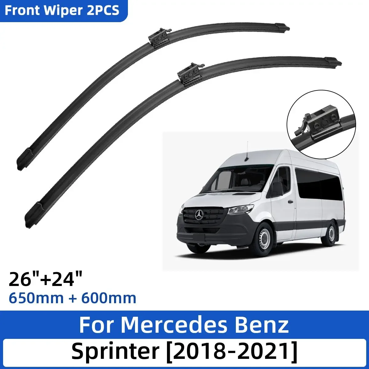 2PCS-For-Mercedes-Benz-Sprinter-2018-2021-26-24-Front-Wiper-Blades ...
